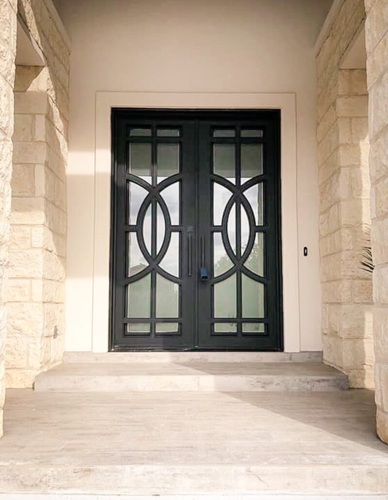 RESIDENTIAL STEEL PROJECTS - Double Doors - ENVISION STEEL DOORS
